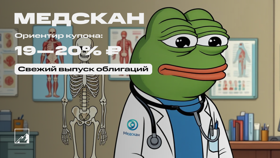 🏥 20% на медиках. Свежие облигации Медскан на размещении. Лечим портфель?